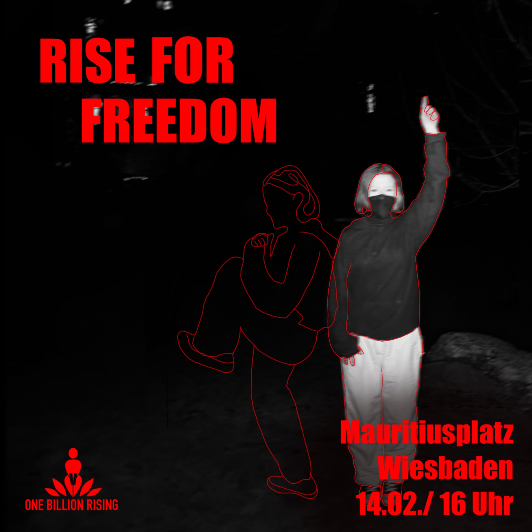 "One Billion Rising" auf Wiesbadener Plätzen -Tanzdemo gegen Gewalt an ...
